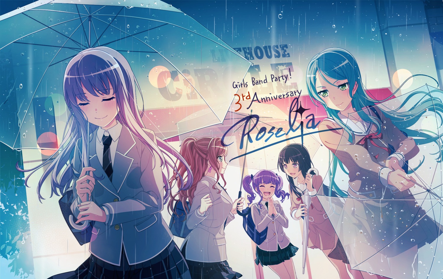 bang dream! bang dream! episode of roselia hikawa sayo imai lisa minato yukina shirokane rinko ...